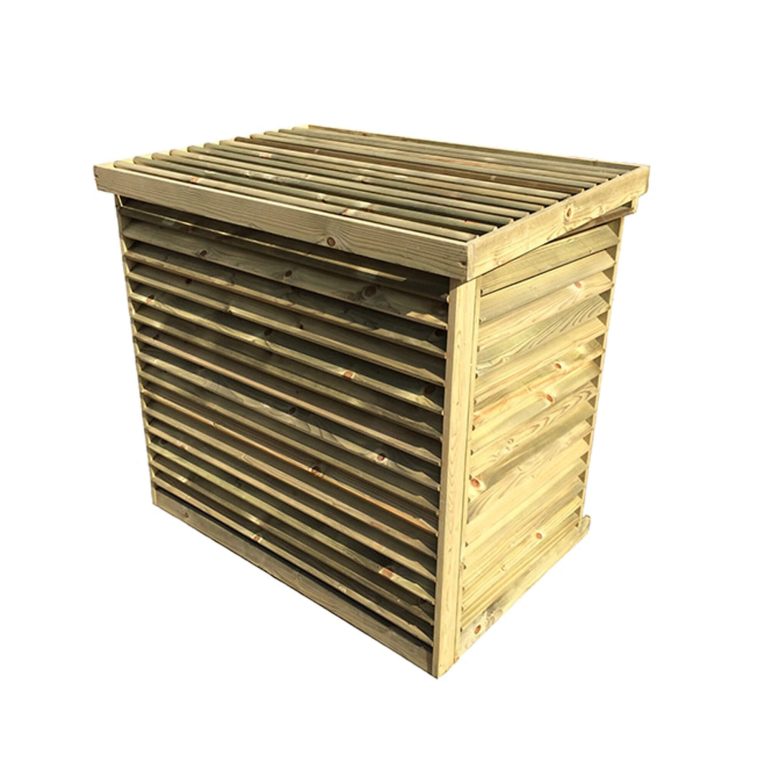 Wooden Heat Pump Guards - Energy Lab Heat Pumps